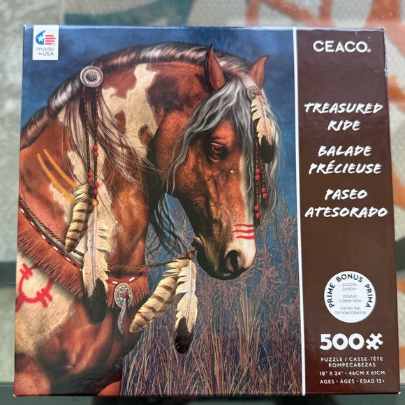 ceaco | Games | Ceaco Treasured Ride 50 Piece Horse Puzzle | Poshmark